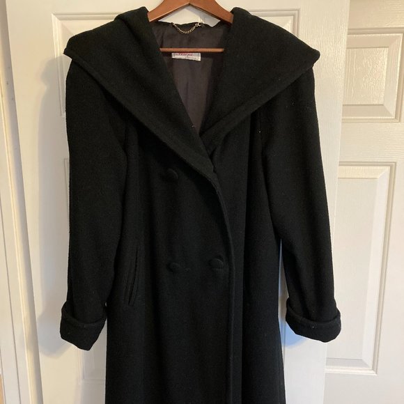 Marjet Collection | Jackets & Coats | European Hooded Wool Coat Black ...
